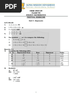 Class 8 Exponents & Powers Worksheet | PDF