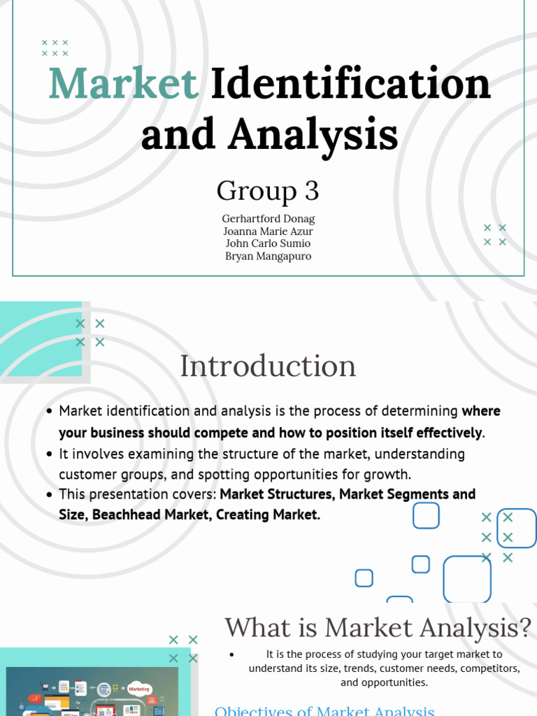 Market Identification and Analysis Overview | PDF | Market Segmentation ...
