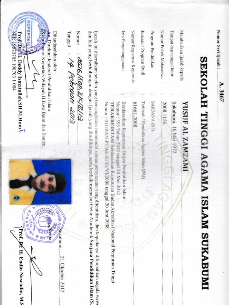Ijazah S1 | PDF