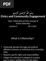 Citizenship and Civic Engagement | PDF | Citizenship | Civic Engagement