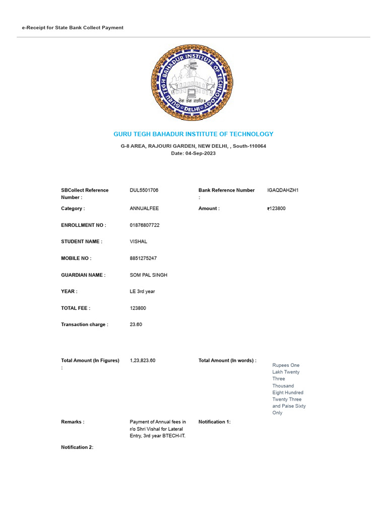 Payment For Lateral Entry 3 Year | PDF