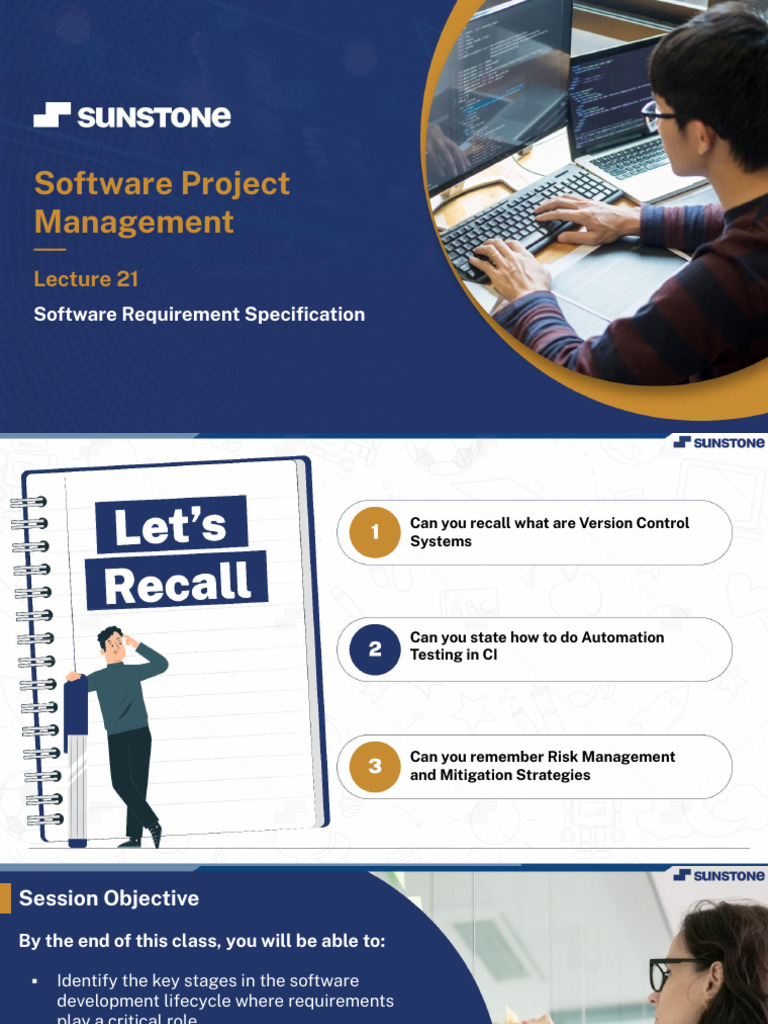 339021Lecture 21 - Software Requirement Specification-1751457822108 | PDF | Software | System