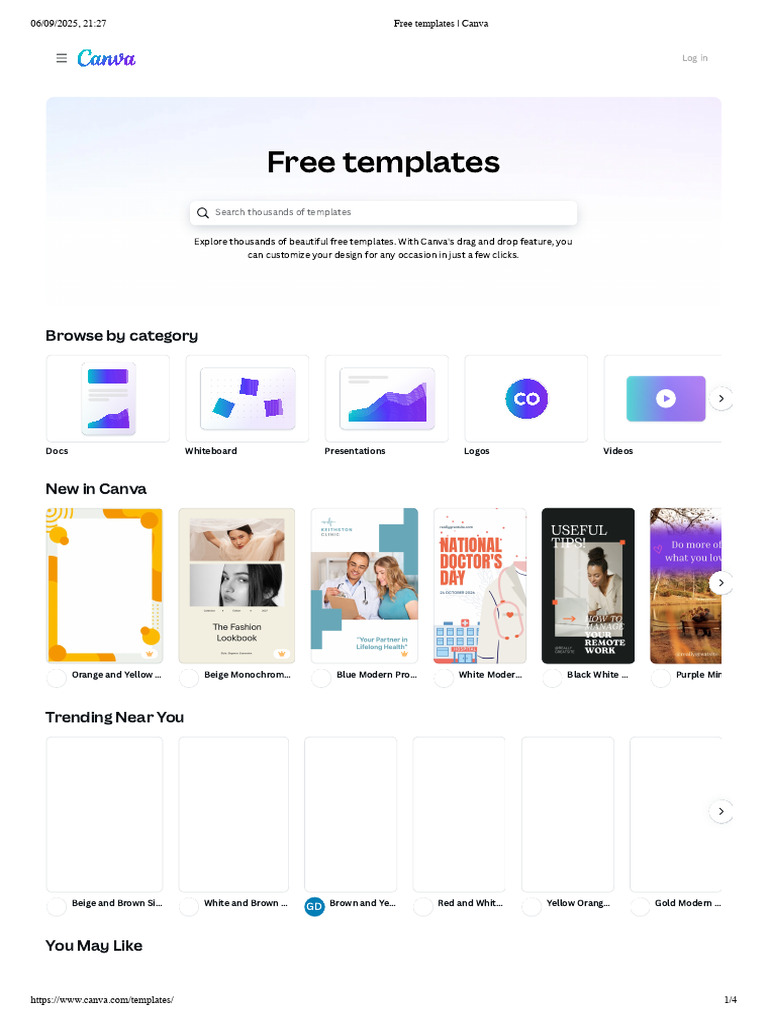 Canva Free Template Collection | PDF
