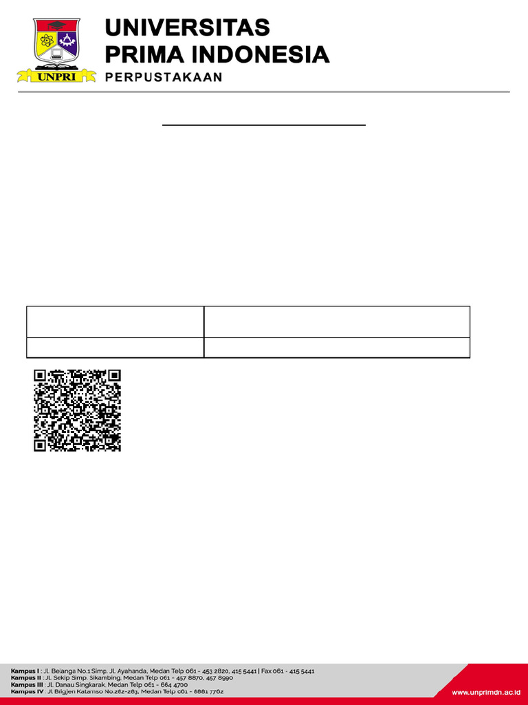 Surat Keterangan Bebas Pustaka | PDF