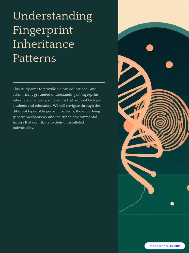 Understanding Fingerprint Inheritance Patterns | PDF | Fingerprint | Twin