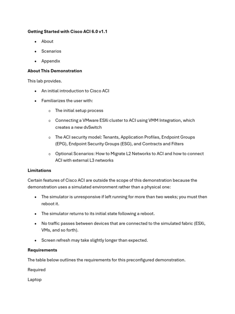 Curso ACI - LAB - Completo | PDF | Port (Computer Networking) | Computer Network