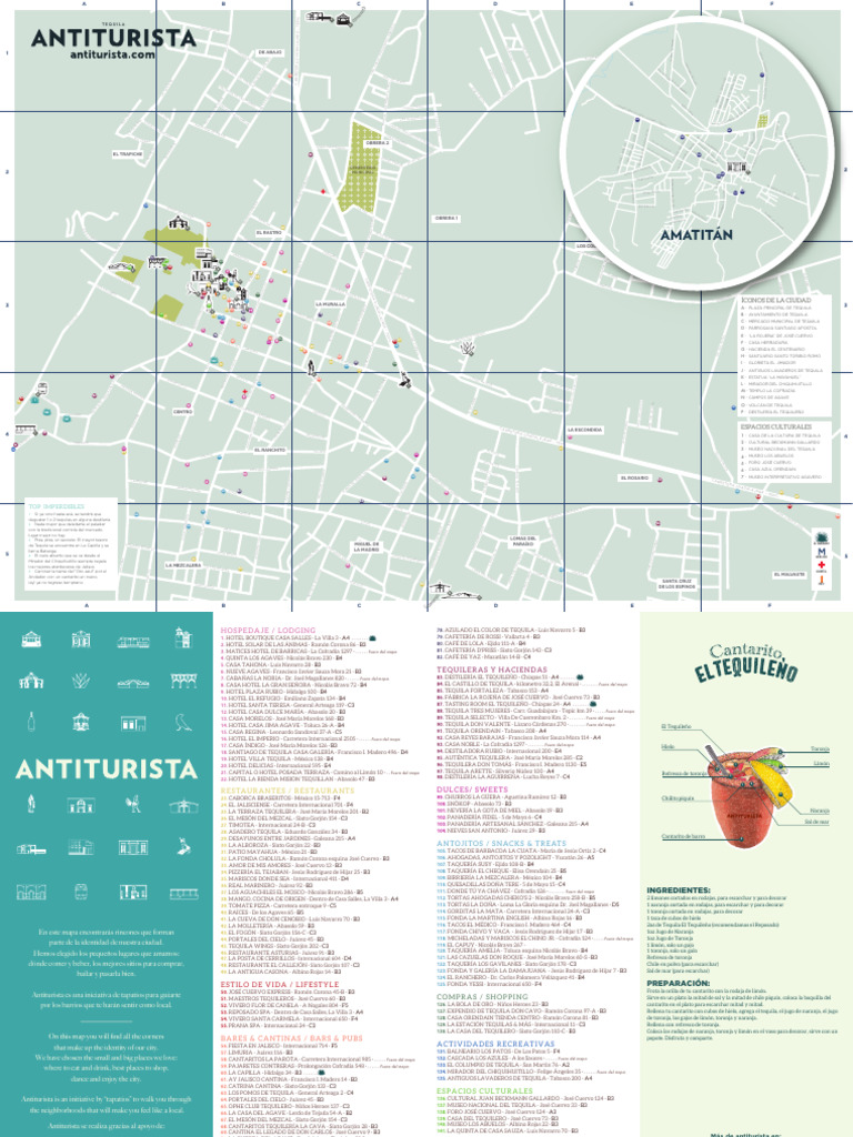 Mapa Turístico de Tequila | PDF