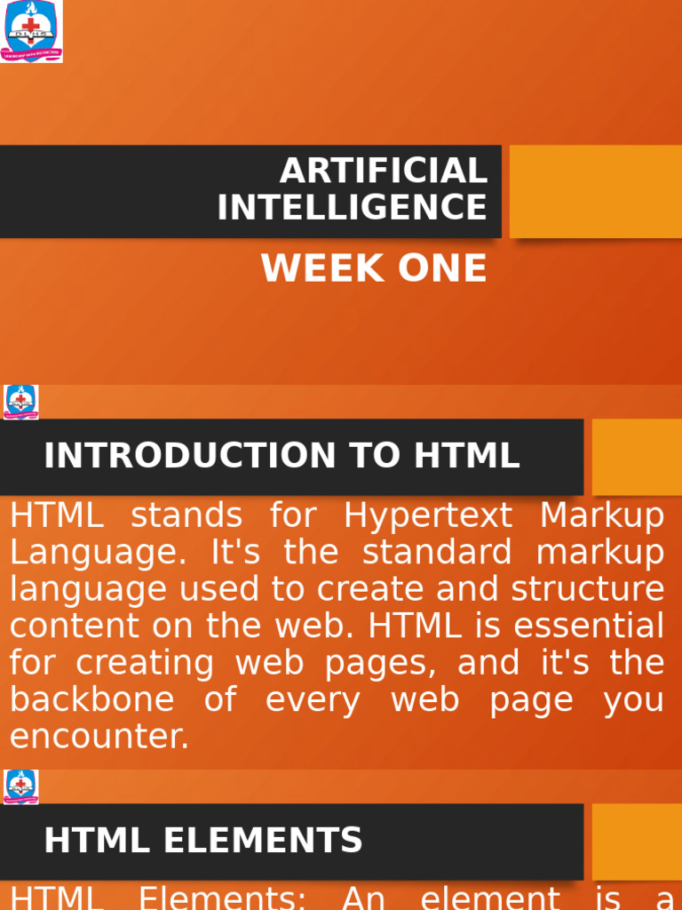 Basic 7 Week One Artificial Intelligence | PDF