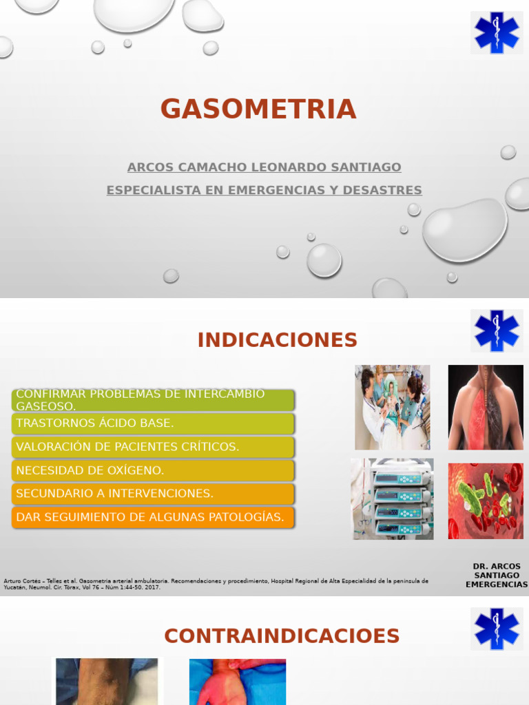 Guía Completa de Gasometría Arterial | PDF | Medicina CLINICA | Fisiología