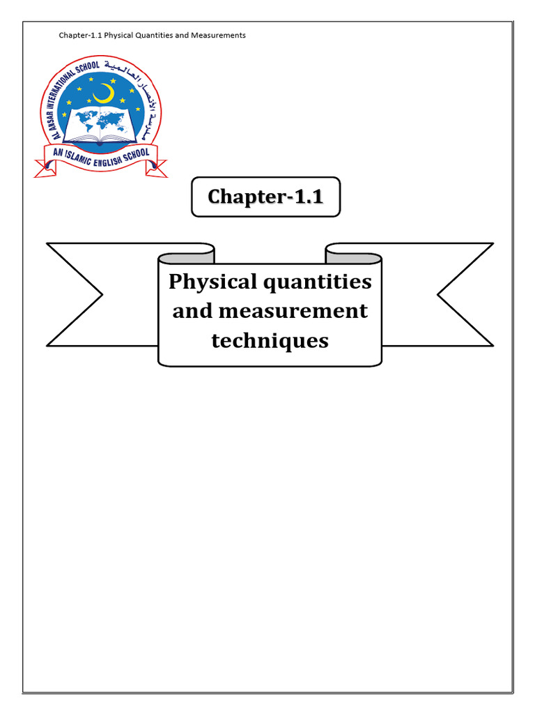 Physical Quantities and Measurement Techniques | PDF | Measurement | Volume