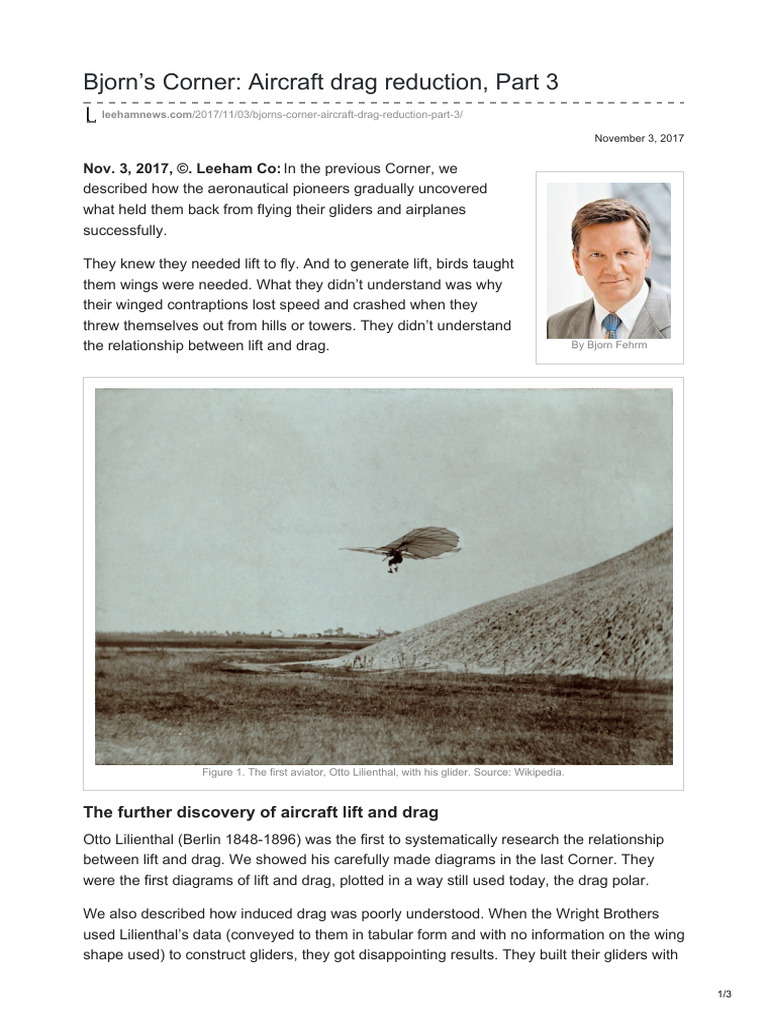 Aircraft Drag Reduction Insights | PDF | Drag (Physics) | Aircraft