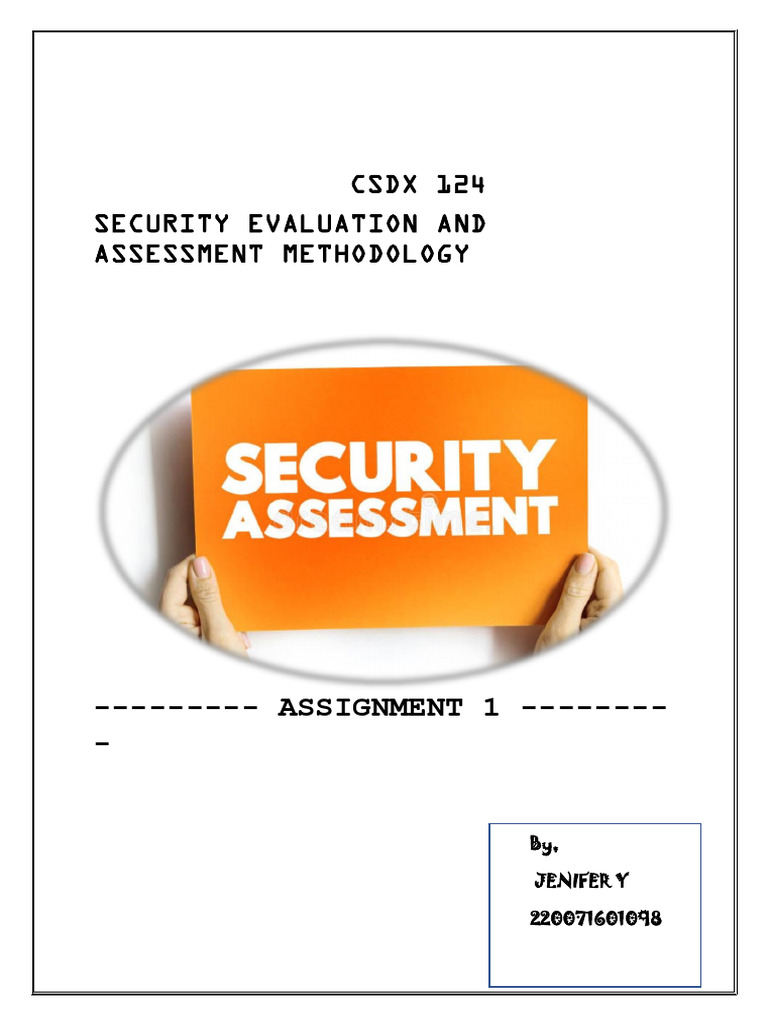 Sec Eval Ass1 | PDF | Malware | Denial Of Service Attack