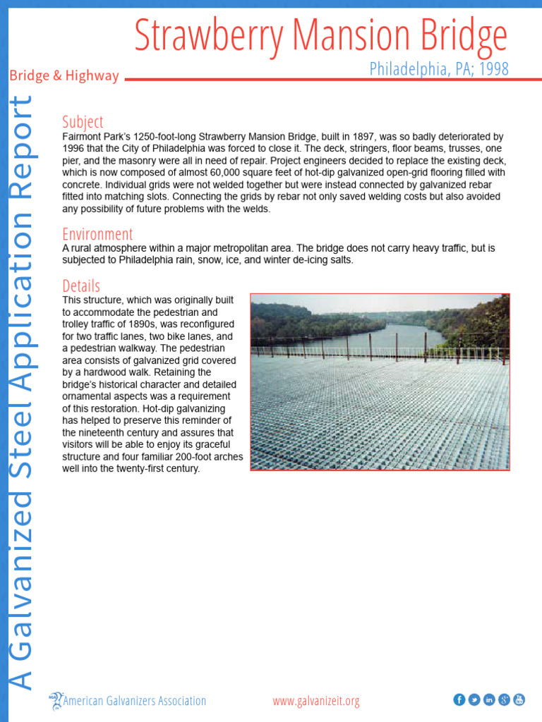 Strawberry Mansion Bridge Case Study | PDF | Bridge | Building Engineering