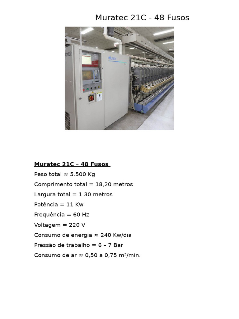 Muratec 21C 48 Fusos | PDF