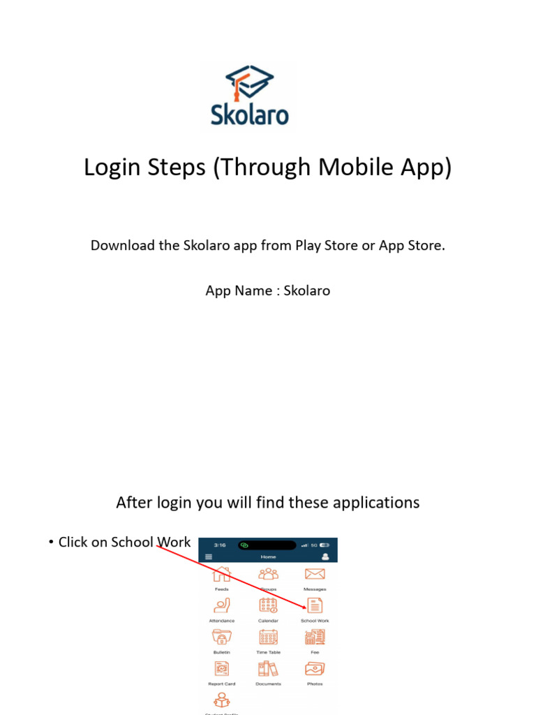 How To Check School Work in Skolaro | PDF