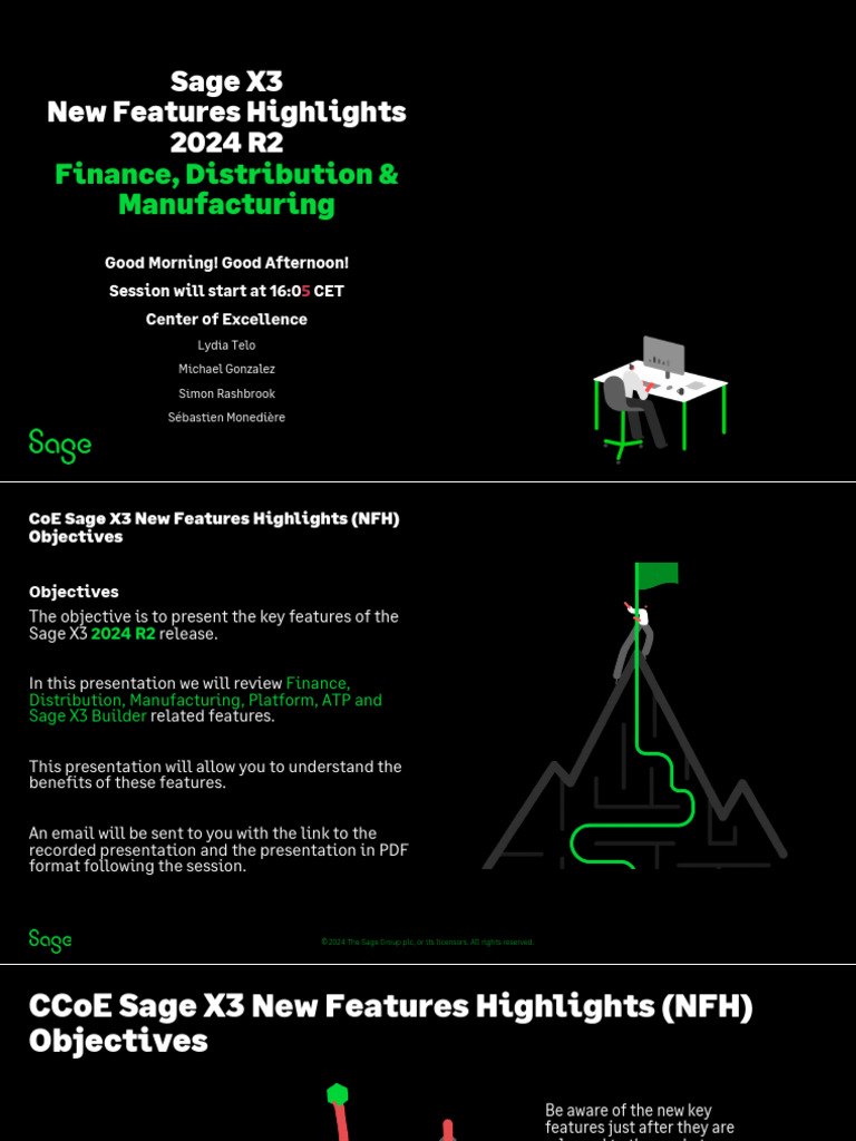 Sage X3 2024 R2 Features Overview | PDF | Invoice | Accounting