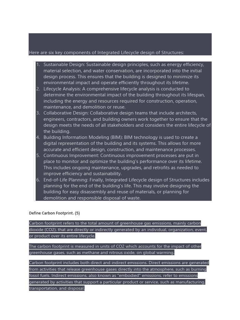 Integrated Lifecycle Design in Construction | PDF | Roof | Life Cycle ...