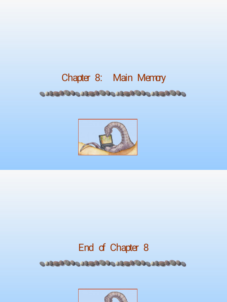 Main Memory | PDF