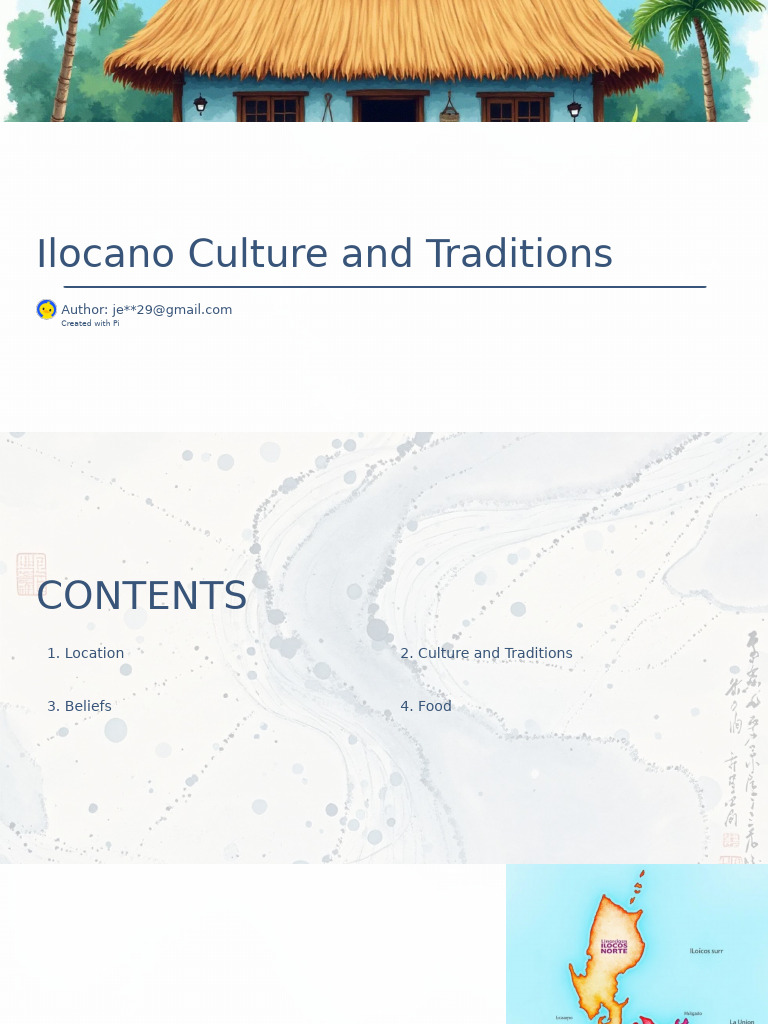 Ilocano Culture and Traditions Overview | PDF | Cuisine | Cooking