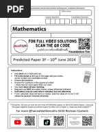 AQA Predicted 2024 Paper 1 Foundation | PDF | Area | Mathematics