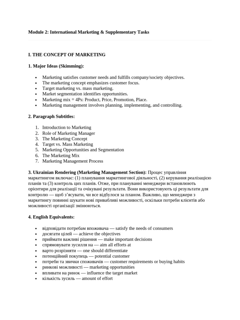 Reading Module 2 | PDF