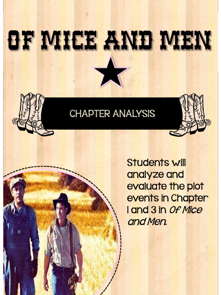 Of Mice and Men Chapters 1 3 Analysis | PDF