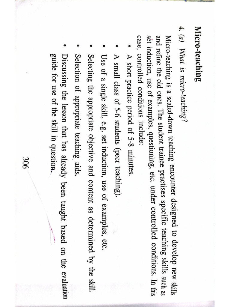 Micro Teaching Skills | PDF