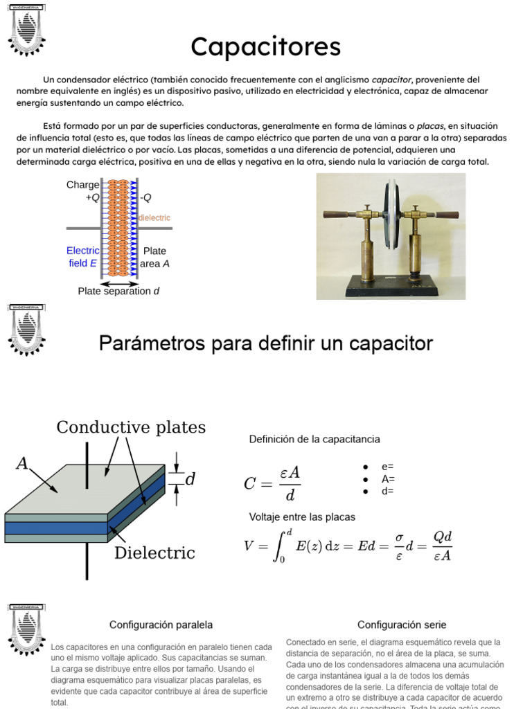 Capacitores | PDF | Condensador | Dieléctrico