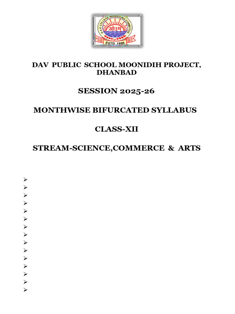 STD 12 Syllabus 2025 26 | PDF | Optics | Function (Mathematics)