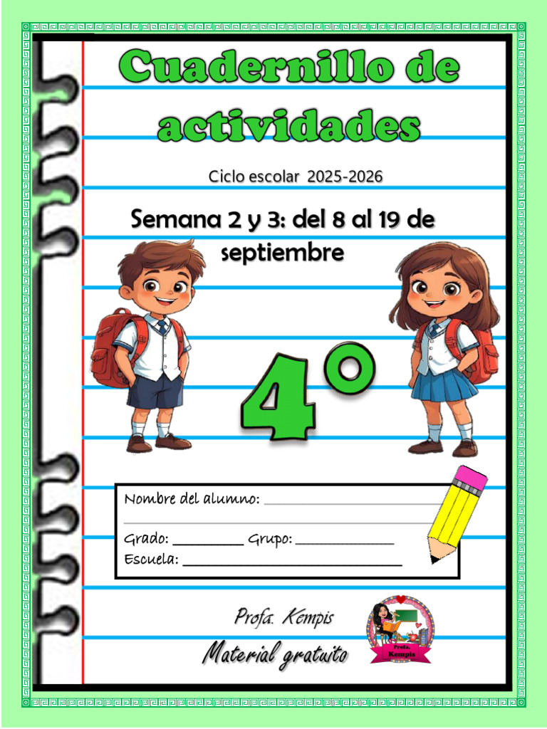 4° S2 - 3 Cuadernillo de Actividades (Anexos) Profa Kempis | PDF | Biología
