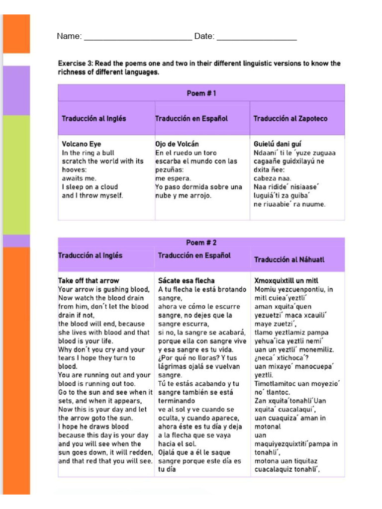 Comparative Poems | PDF