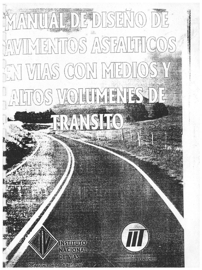 Manual de Diseño de Pavimentos Flexibles INVIAS 1998 | PDF