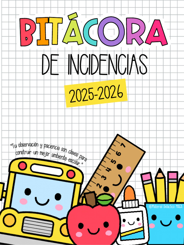 Bitacora de Incidencias 3 | PDF | Maestros | Escuelas