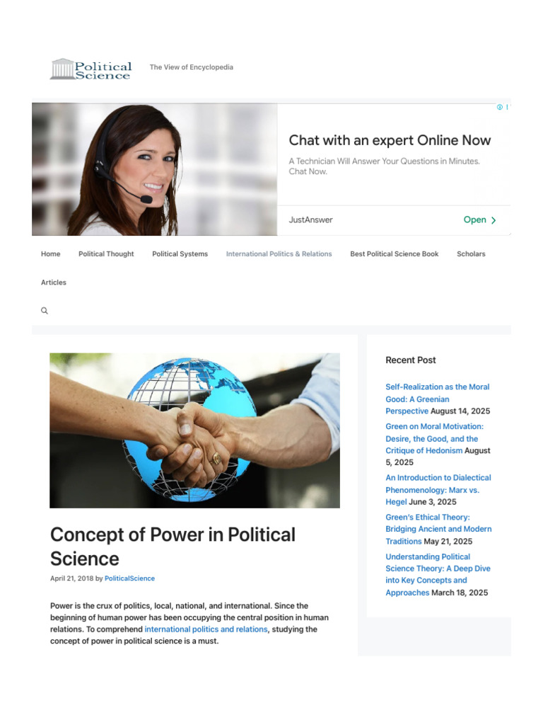 Understanding Power in Political Science | PDF | Diplomacy | Deterrence ...