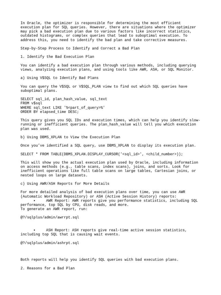 Performance 2 | PDF | Database Index | Sql