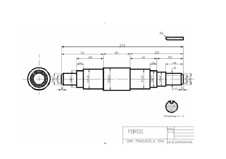Plano Eje Mecánica Civil | PDF