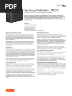 DS923+ Product Specification | PDF | File System | Solid State Drive