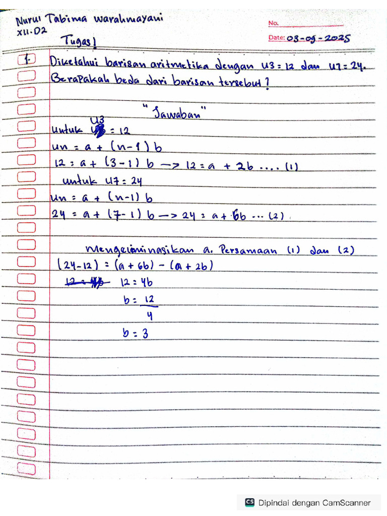 Tgs MTK Umum, NURUL TABIMA WARAHMAYANI XII.D2 | PDF