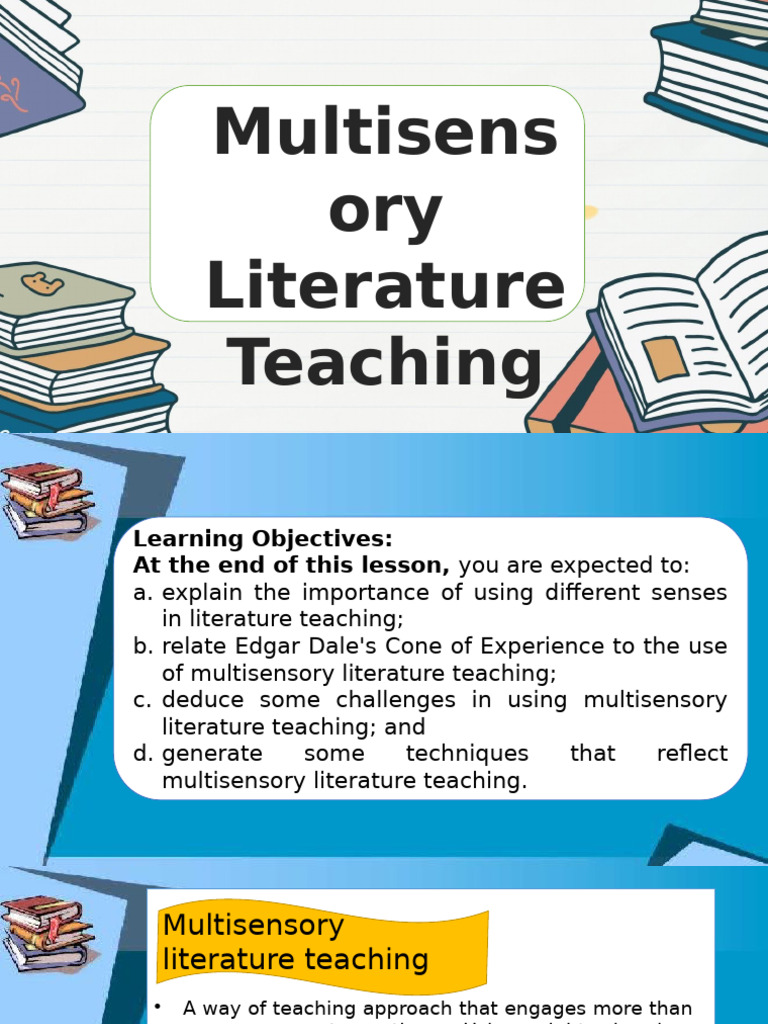 Multisensory Literature Teaching | PDF | Senses | Learning