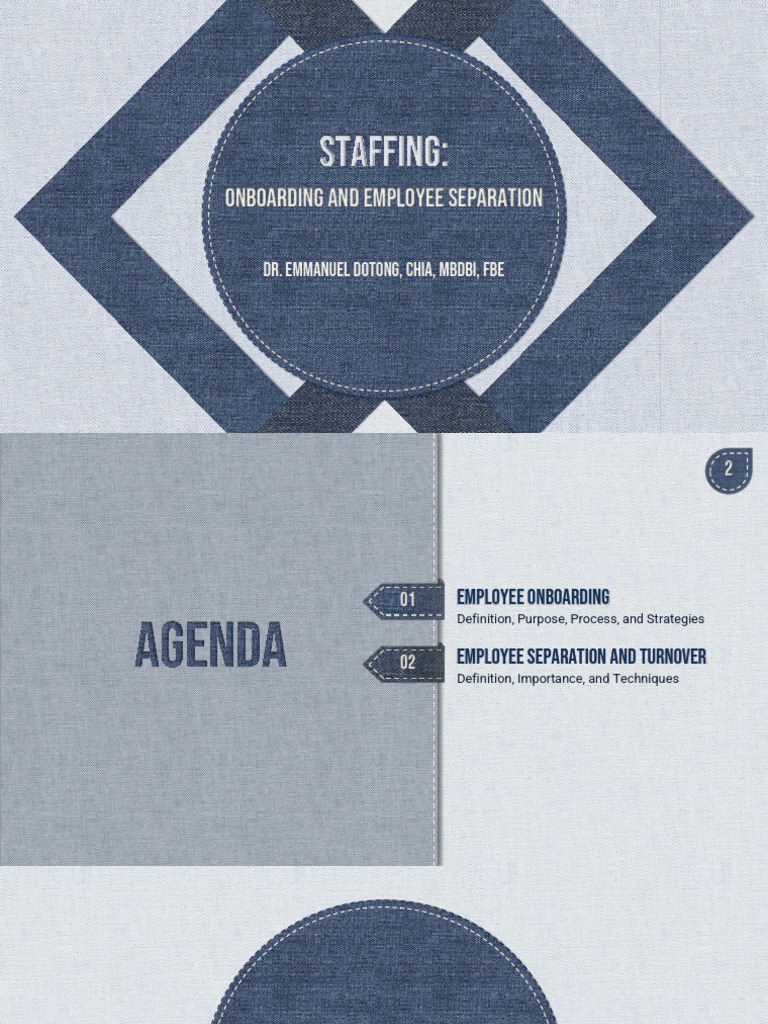 Onboarding and Employee Separation Guide | PDF | Human Resource ...