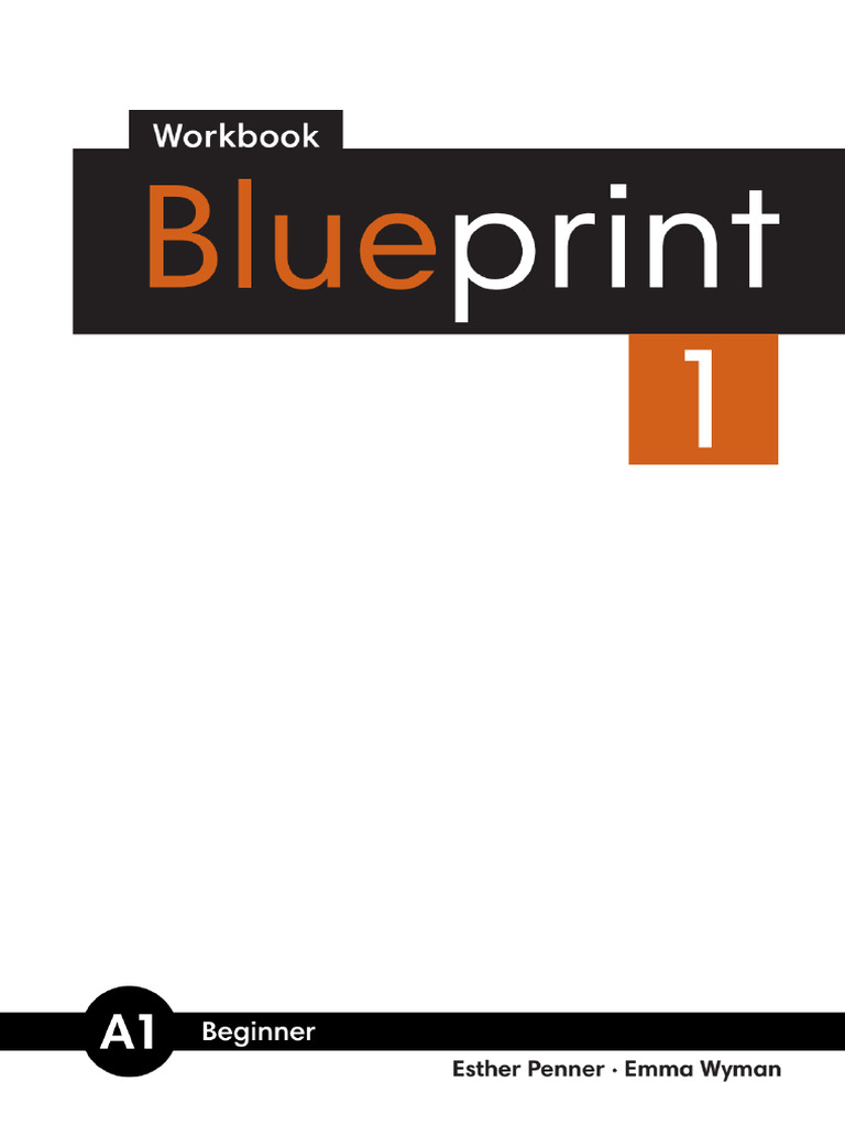 Blueprint 1 Workbook | PDF