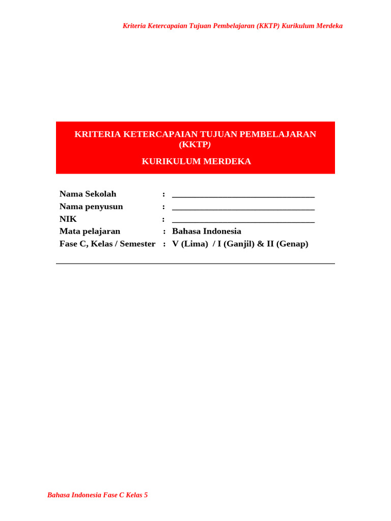 [8] Kktp Kurikulum Merdeka | PDF