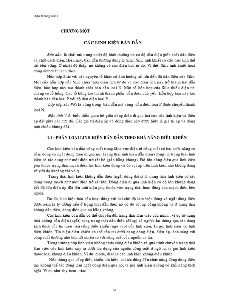 Dien Tu Cong Suat p1 - 3251 | PDF