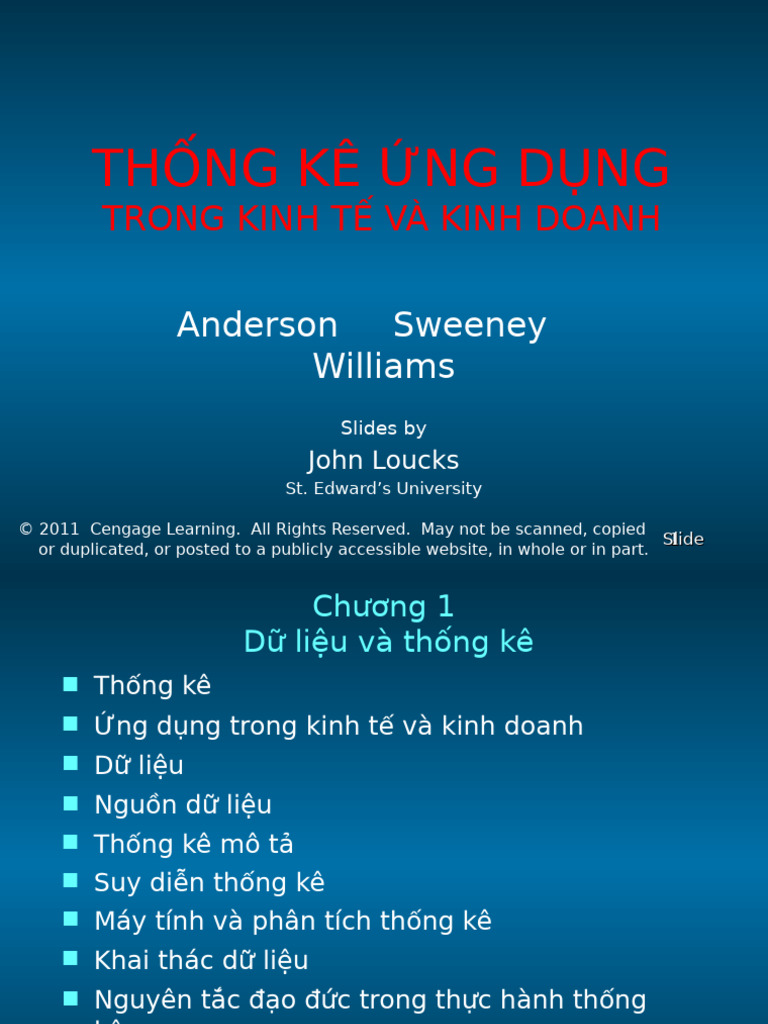 Slide Chuong 1 | PDF