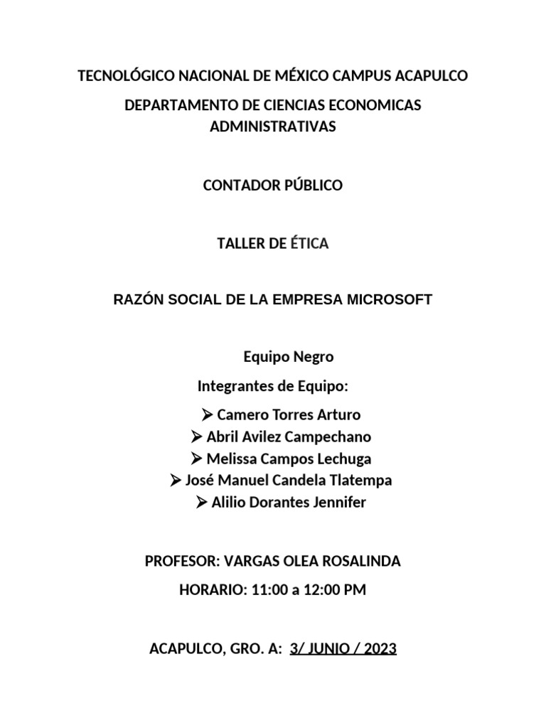 Razón Social de Microsoft Corporation | PDF | Microsoft | Microsoft Windows