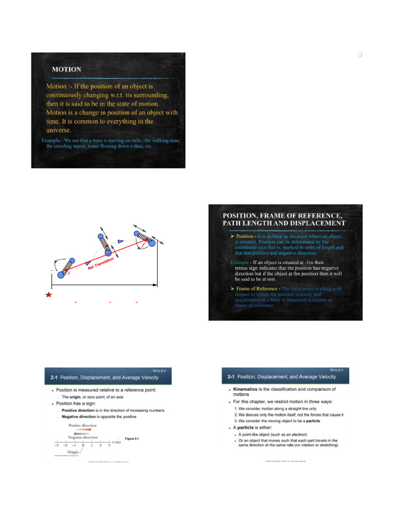 Types of Motion in Physics | PDF | Velocity | Speed