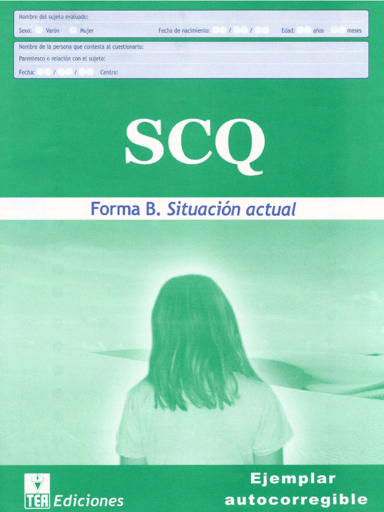 SCQ Forma B.situación Actual | PDF