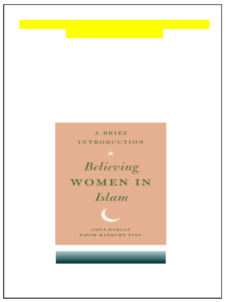 Believing Women in Islam. A Brief Introduction Asma Barlas Available Instanly | PDF | Quran | Islam