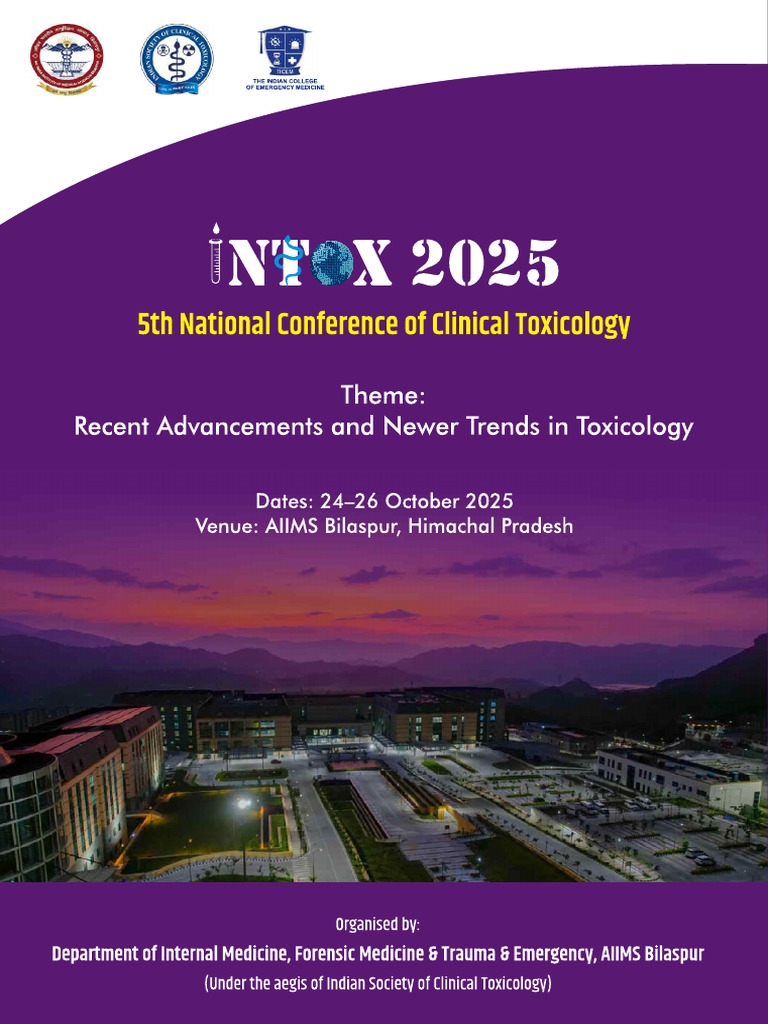Aiims Toxicon Brochure | PDF