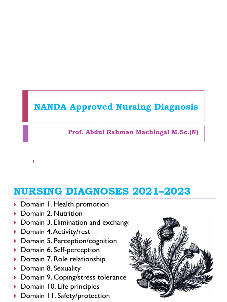 07 Nanda Nursing Diagnosis | PDF | Urinary Incontinence | Constipation